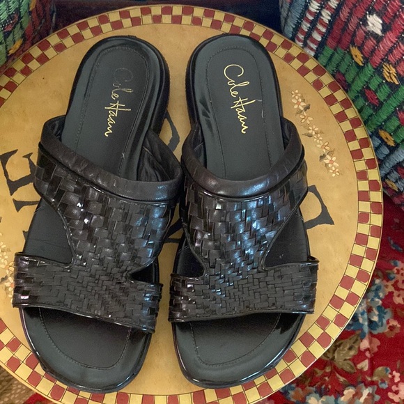 Cole Haan NikeAir | Shoes | Cole Haan Nikeair Slidein Woven Sandal ...